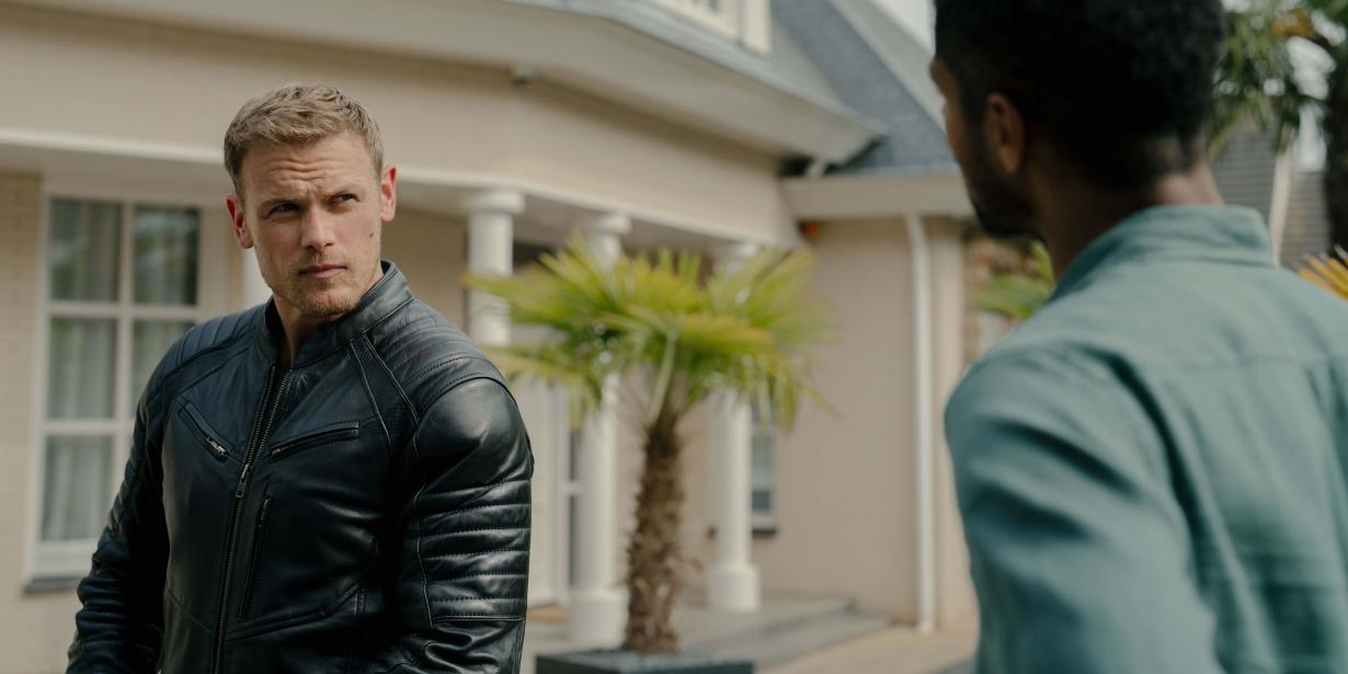 First look images released for Channel 4 taut thriller The Couple Next Door starring Sam Heughan ...